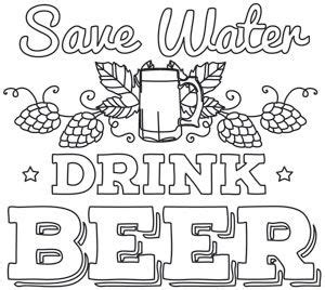 Adult Coloring Pages Beer Coloring Pages