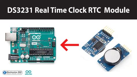 Interfacing Ds3231 Real Time Clock Rtc Module With Arduino Electronics 360