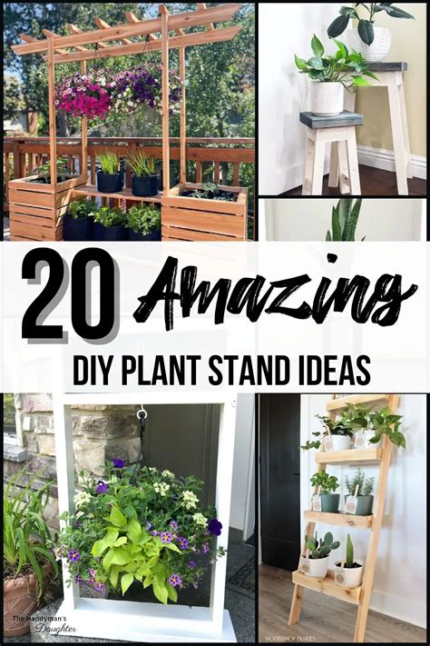 20 Amazing DIY Plant Stand Ideas For Your Home The Handyman S Daughter