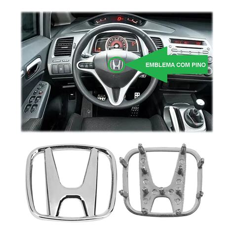 Emblema Logo Honda Para Volante New Civic 2007 2008 2009 2010 2011