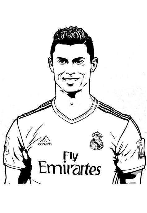 Desenhos Do Cristiano Ronaldo Para Colorir E Pintar Tudo Para Colorir