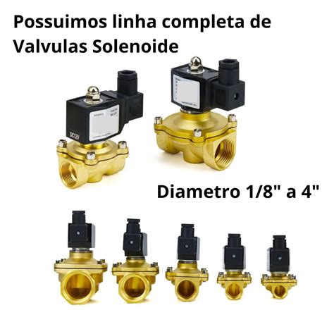 VS3513BA04NF Válvula Solenoide Latão 1 2 BSP Tauana