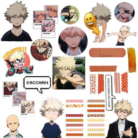 bakugo stickers Pegatinas bonitas Arte de lienzo pequeño Arte en