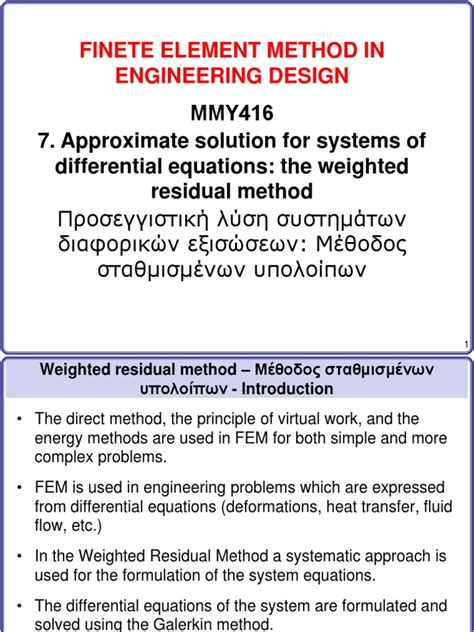 7 weighted residual methods galerkin english 2022 pdf finite element method equations