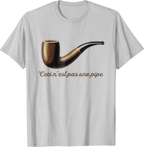 Amazon Ceci N Est Pas Une Pipe T Shirt This Is Not A Pipe Art