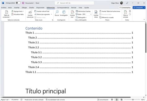 Hacer Una Tabla De Contenido En Word Image To U