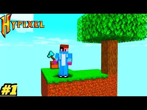 First Day In Minecraft Hypixel Skyblock First Day In Minecraft