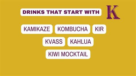 Foods That Start With K Capitalize My Title