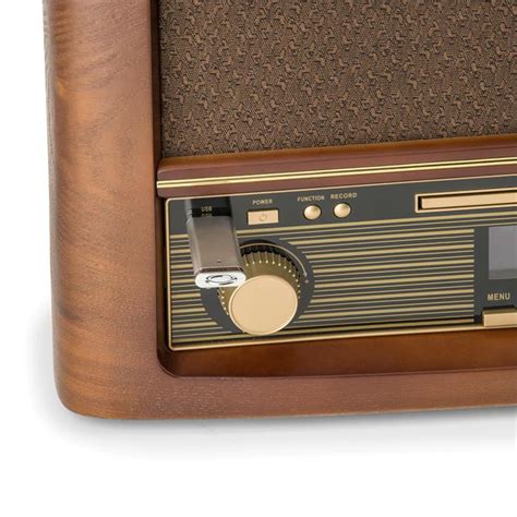 Belle Epoque Dab Retro Stereo System Bluetooth Cd Usb Mp Fm