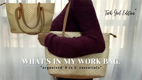WHAT S IN MY WORK BAG 2022 Tech Girl Edition Affordable Organised