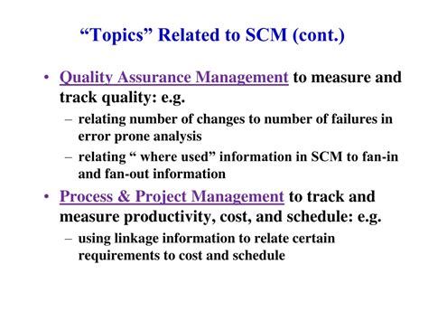 Ppt Software Configuration Management Scm Powerpoint Presentation