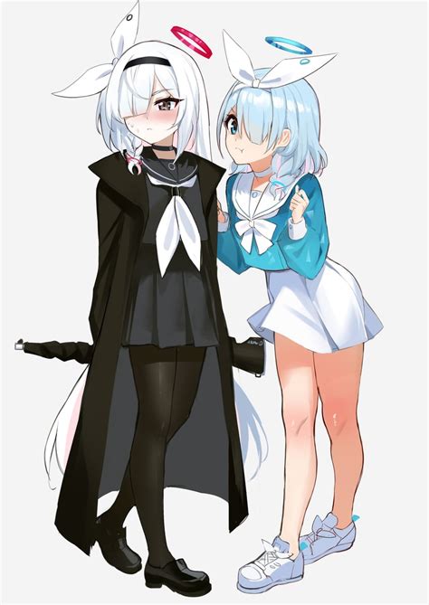 Arona And Plana Blue Archive Drawn By Stone Ksorede Danbooru