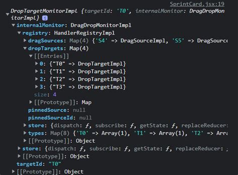 Javascript Access Target Drop Element In React Dnd Stack Overflow