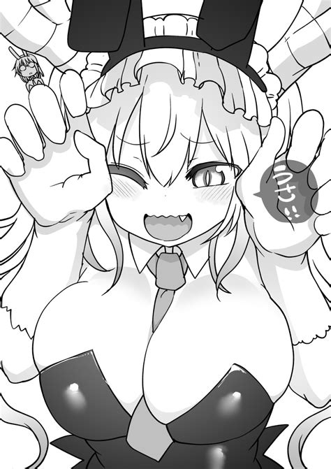 Rule 34 Bunnysuit Cool Kyou Shinja Huge Breasts Kobayashi Miss Kobayashis Dragon Maid
