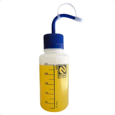 Frasco Dosador Pisseta 250ml Bico Curvo Graduada Plástica MercadoLivre