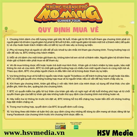 Mua V Nh Ng Th Nh Ph M M Ng Summer Tour Ntpmm