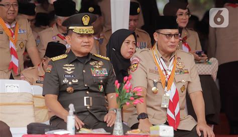 Wapres Maruf Amin Hadiri Upacara Peringatan Hari Pramuka Ke 62 Di