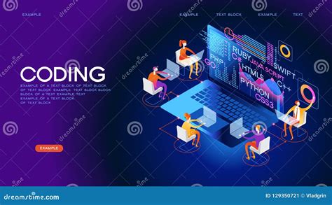 programming skills concept banner stock vector illustration of learning skill 129350721