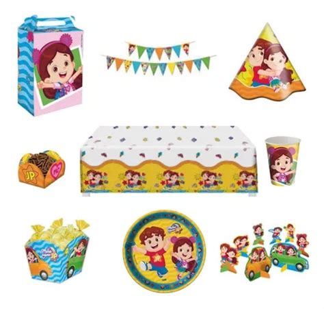 Kit Festa Maria Clara E Jp Só Um Bolinho Aniversario R 149 em São