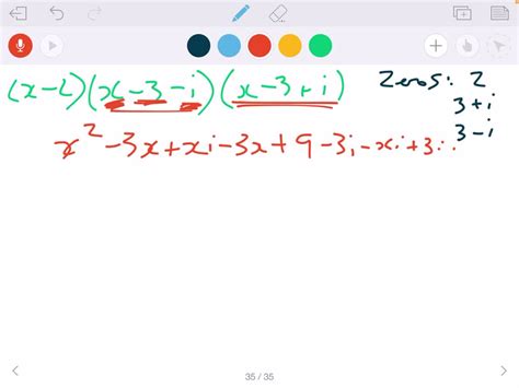 SOLVED Find A Polynomial Function Of Least Degree Having Only Real