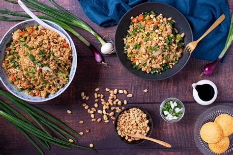 Riz frit au tofu et légumes L Ogresse Végé