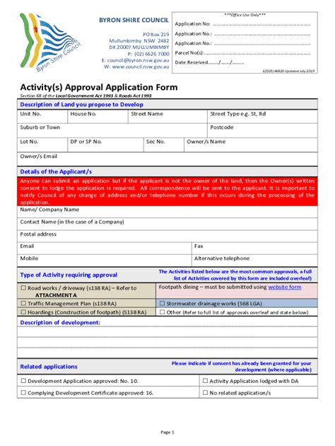 Fillable Online Byron Nsw Gov AuCouncilForms AndWater Pressure