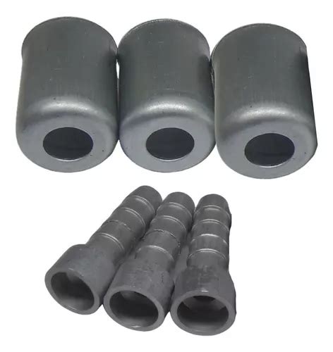 Kit 3 Caneca Clip Copinho 8mm Aluminio 3 Salva Vidas 10mm