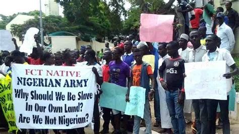 Abuja Indigenes Protest Accuse Army Of Plotting To Take Their Lands