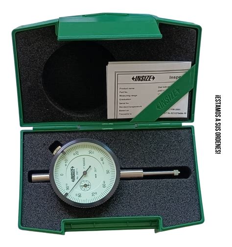 Reloj Indicador De Carátula 1 Pulgada Insize Modelo 2307 1 Meses sin