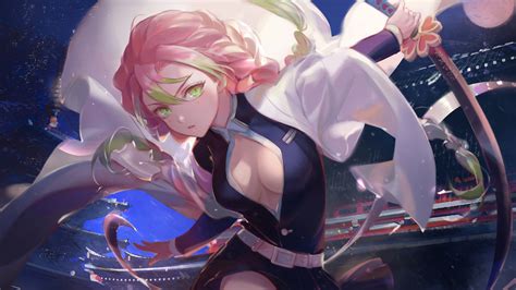 Mitsuri Kanroji Kimetsu No Yaiba 4K HD Wallpaper Rare Gallery