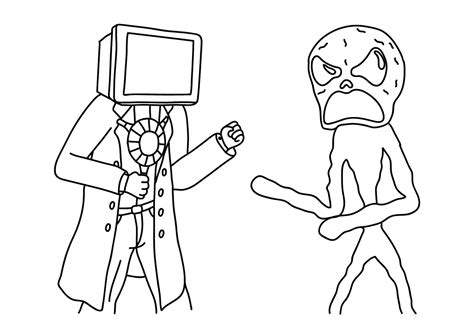 Tv Man Disegni Da Colorare Da Stampare Tv Man Disegni Da Colorare The