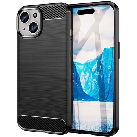 ETUI OCHRONNE PLECKI OBUDOWA POKROWIEC KARBON CASE do IPHONE 15 SZKŁO