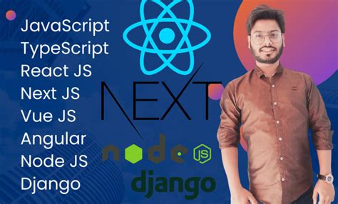be your reactjs vuejs angular nodejs django full stack developer by azaz khan dev fiverr