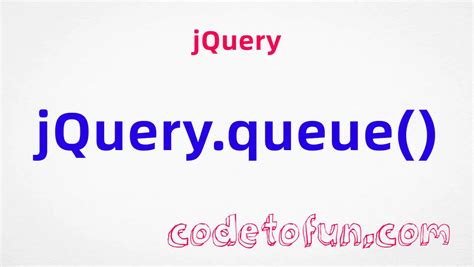 jquery jquery queue method codetofun