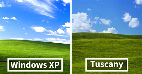 I Photographed Tuscany And It Looks Like The Classic Windows XP