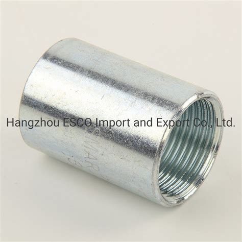 Galvanized Hot DIP Steel Conduit Fitting Coupling For EMT IMC Conduit