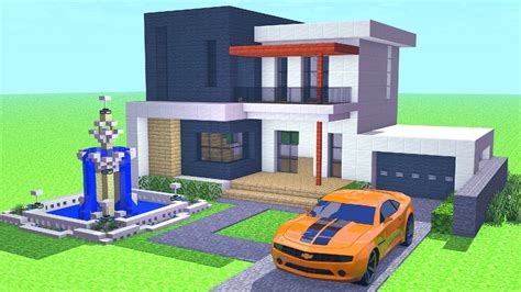 Tuto Grande Maison Moderne Facile Faire Minecraft Youtube