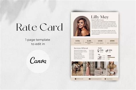 Rate Card Fungsi Dan Contoh Dalam Dunia Influencer Marketing