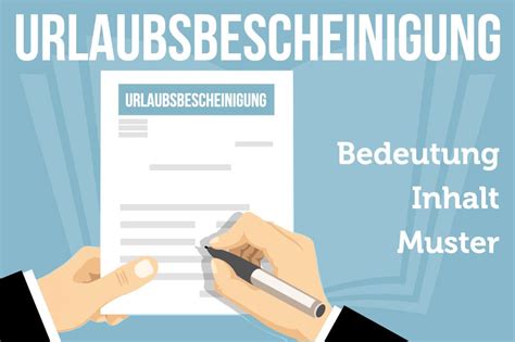 Urlaubsbescheinigung Vorarbeitgeber Vorlage