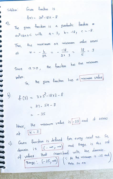 [solved] consider the function f x 3x2 18x 8 a determine without course hero
