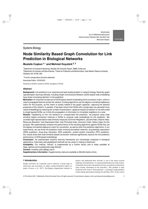 pdf node similarity based graph convolution for link prediction in biological networks