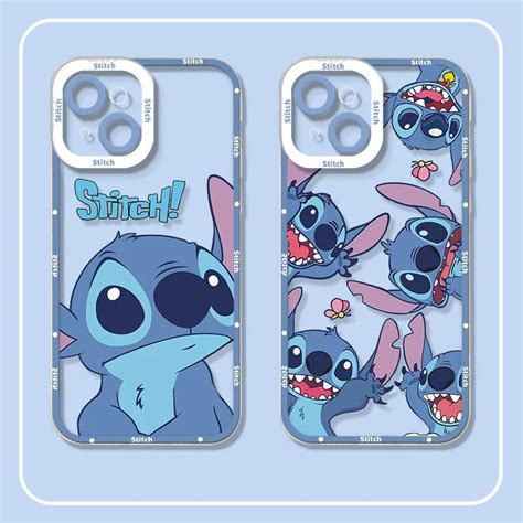 Disney Kawayi Lilo Stitch Phone Case For IPhone 14 11 12 13 Pro MAX