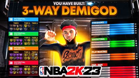 THIS 6 8 POINT GUARD BUILD WILL BREAK NBA 2K23 RARE 3 WAY DEMIGOD