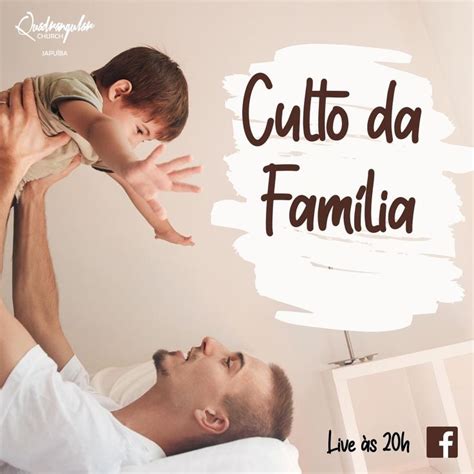 Culto da Família Poster Banner Church