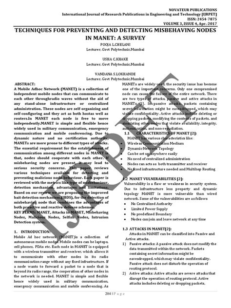 manet prevention pdf routing wireless ad hoc network