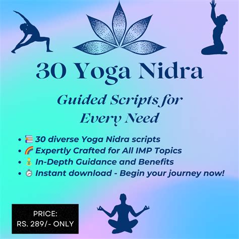 30 YOGA NIDRA GUIDED SCRIPTS FOR EVERY NEED