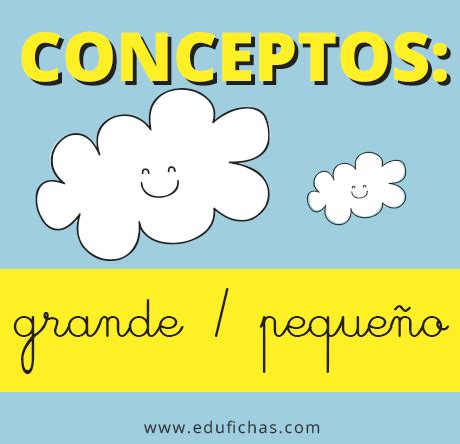 Conceptos Grande Peque O Fichas De Conceptos Cualitativos