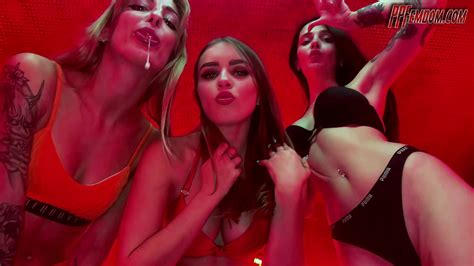Humiliation POV Femdom From Three Bitchy Girls In Spa Petite