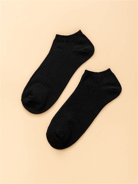 Men Solid Ankle Socks Marvel Clothes Black Socks Ankle Ankle Socks