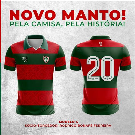 Portuguesa De Desportos Anuncia A Terceira Camisa Vencedora Show De